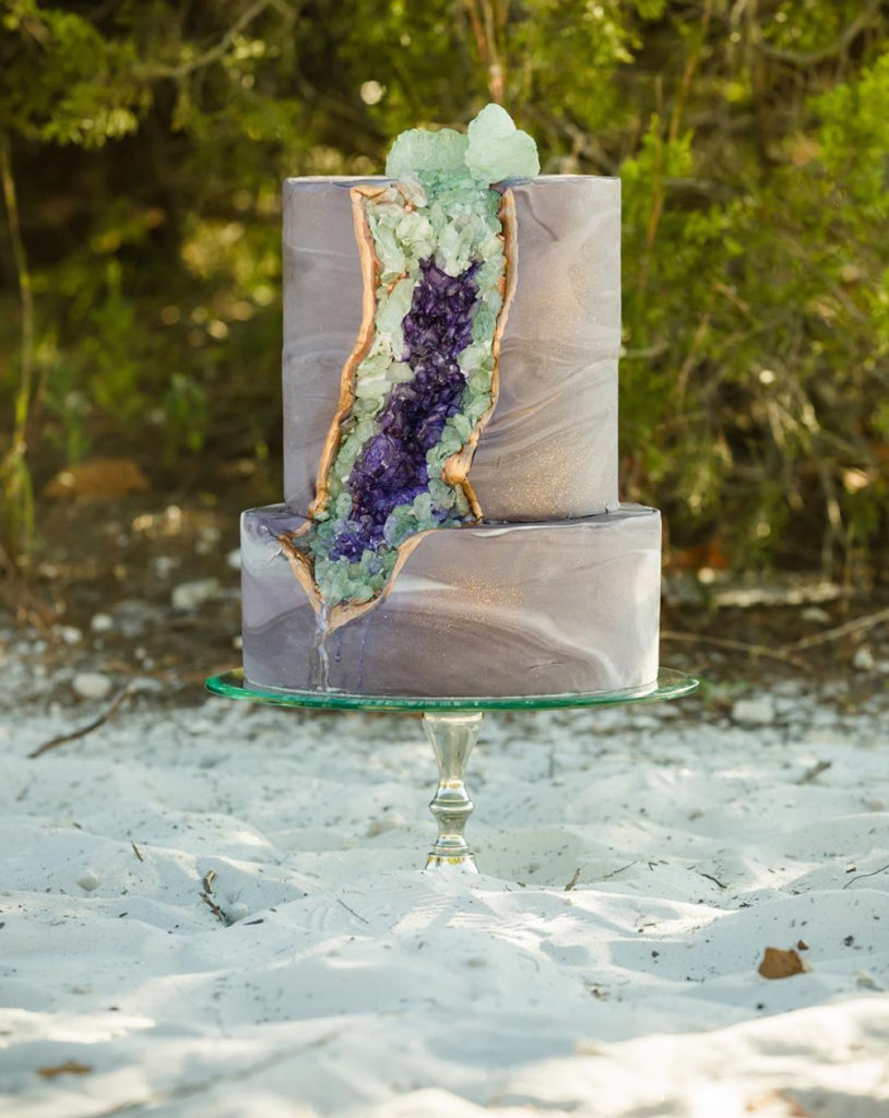 Geode cakes