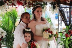 Walmart wedding: couple gets equally wed in the garden department
