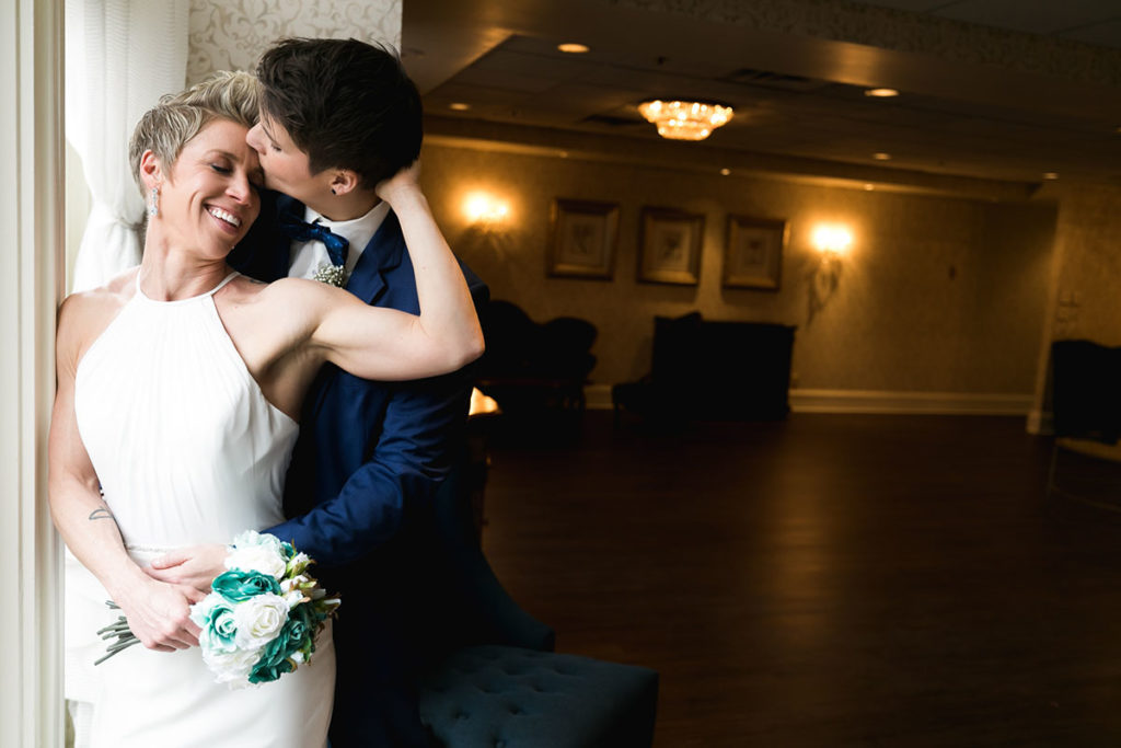 Classy, modern Friday night wedding