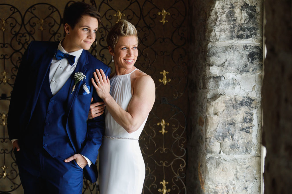 Classy, modern Friday night wedding