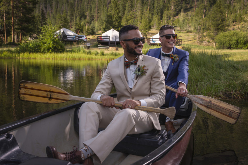 Outdoor camping wedding inspiration