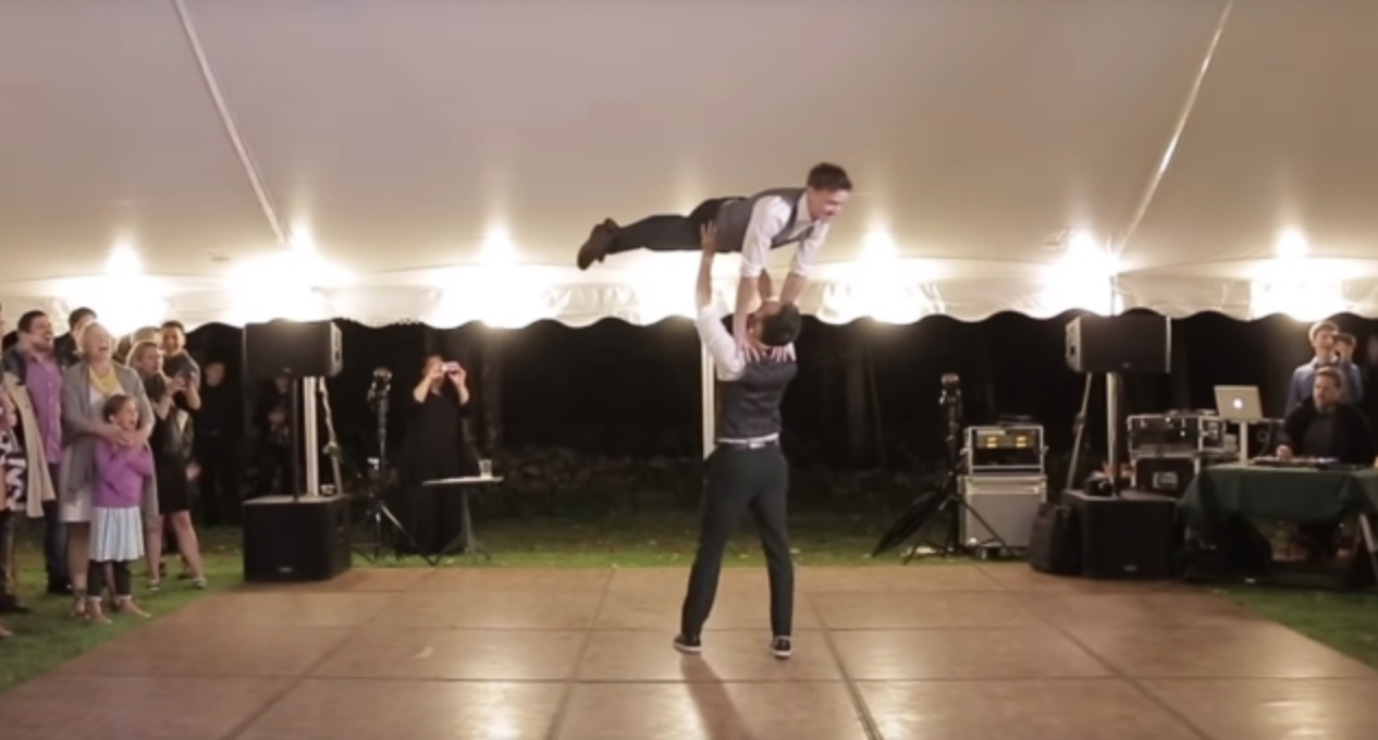 A gay couple went viral for their incredible first wedding dance