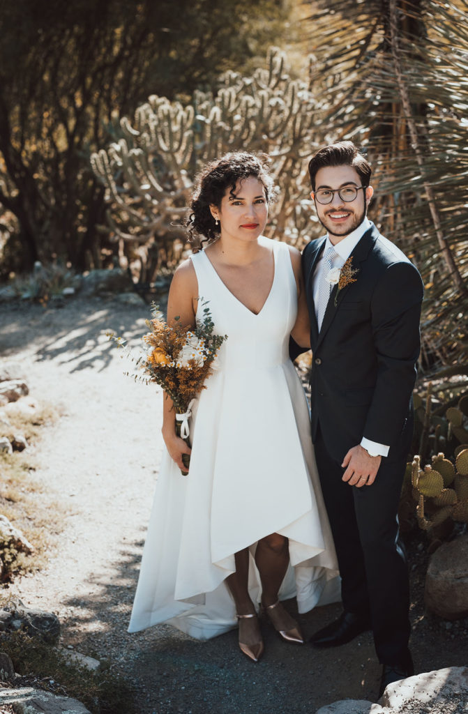 Intimate fall backyard wedding in Berkeley, California