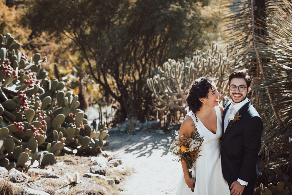 Intimate fall backyard wedding in Berkeley, California