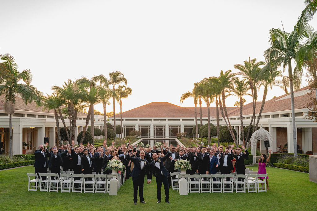 Elegant presidential themed wedding at Nixon Presidential Library