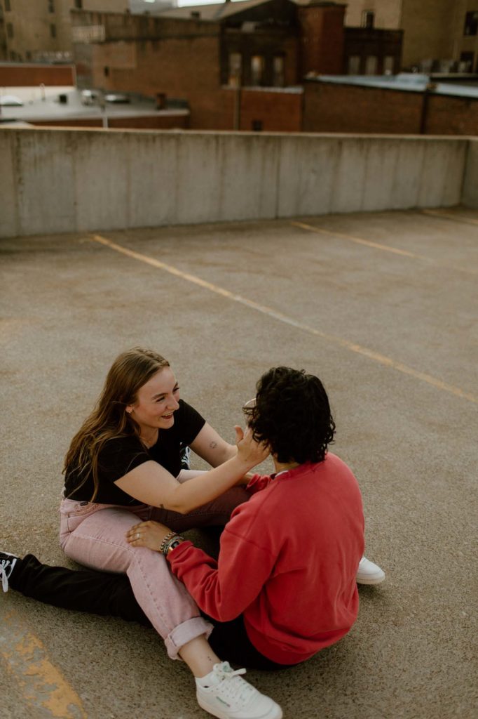 From an ice cream first date to a rooftop engagement session