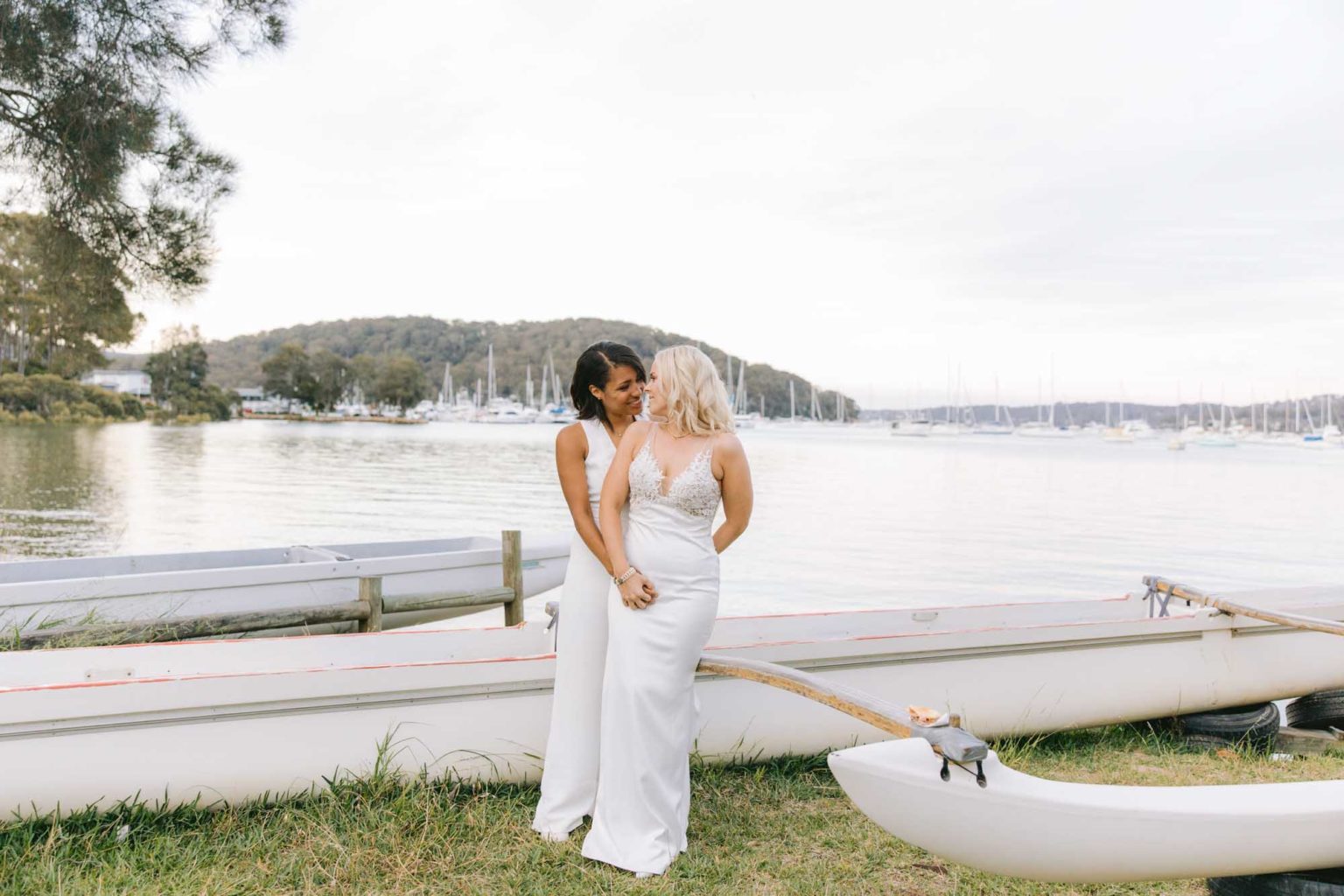 Intimate Australian beach wedding with DIY decor