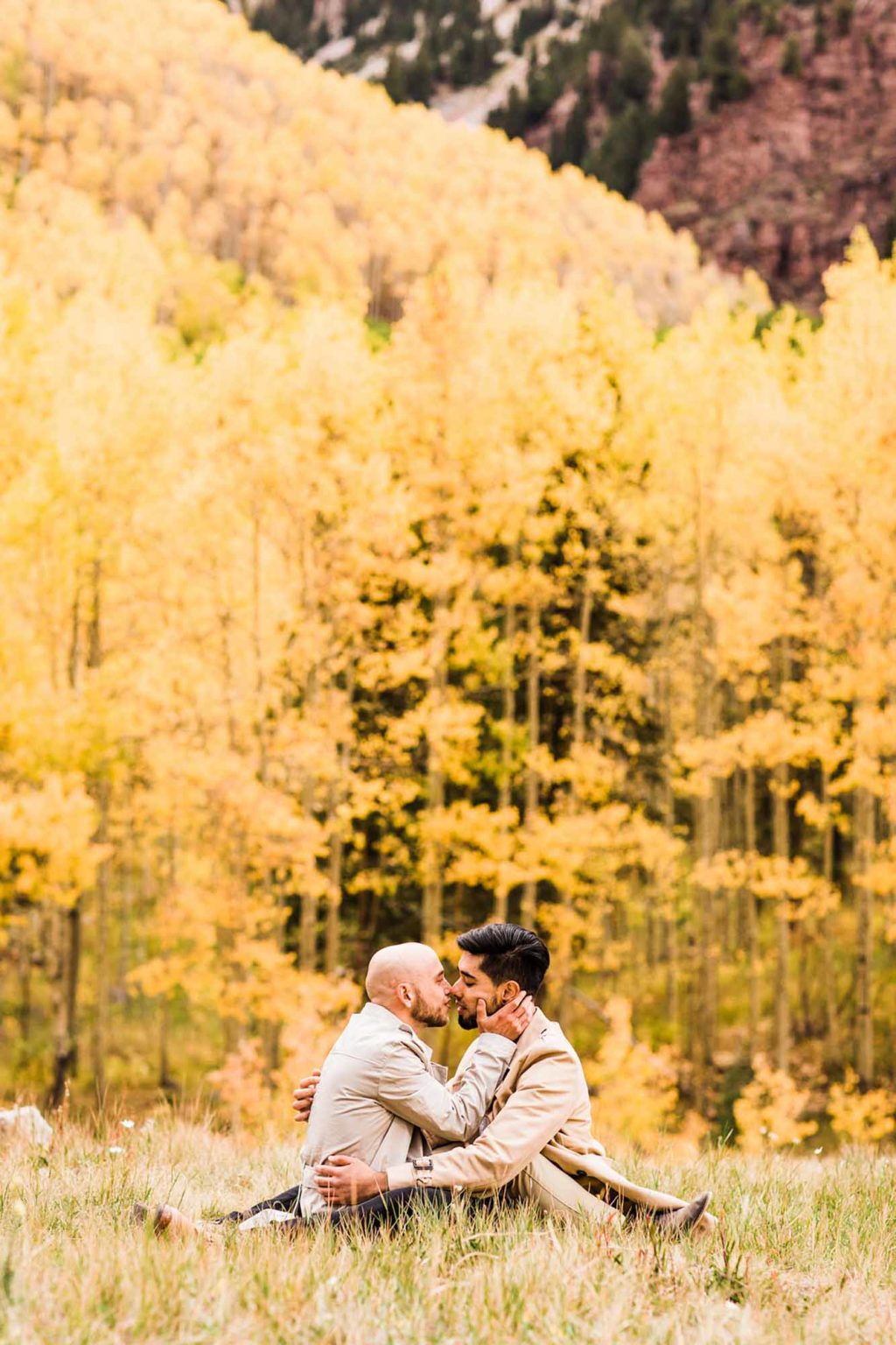 Breathtaking fall proposal at Colorado's iconic Maroon Bells
