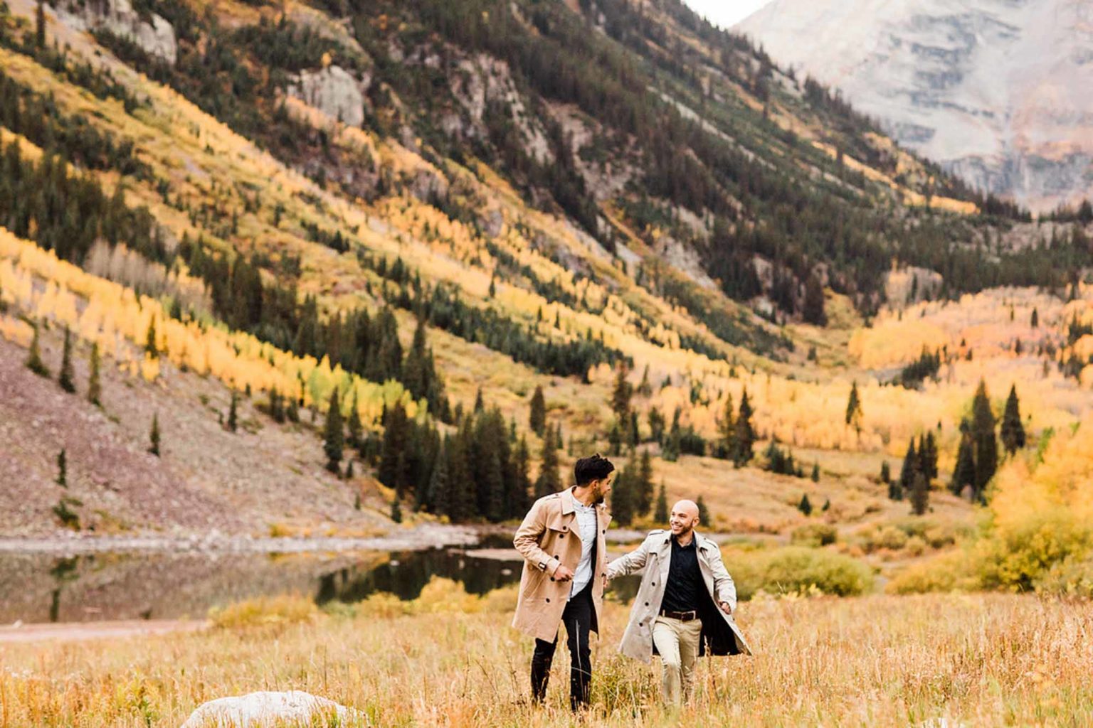Breathtaking fall proposal at Colorado's iconic Maroon Bells