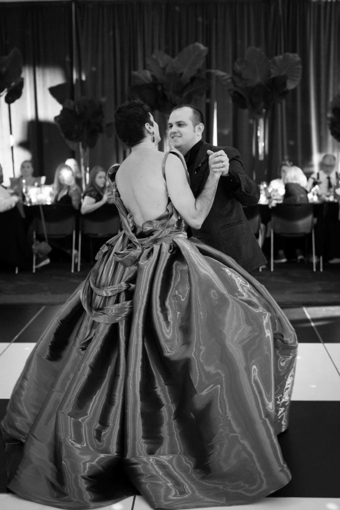 Glamorous Rupaul's Drag Race-inspired Wedding inspired with custom gold ...