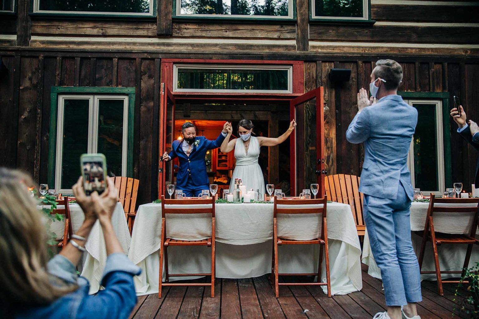Magnificent waterfall wedding at Oregon's Mt. Hood
