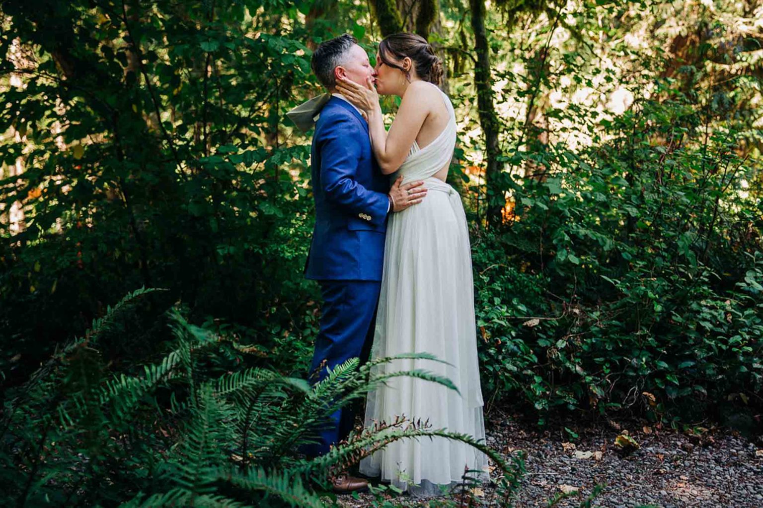 Magnificent waterfall wedding at Oregon's Mt. Hood