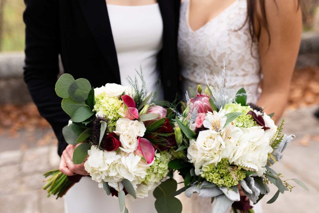 Sunny and intimate Boston elopement with surprise live band