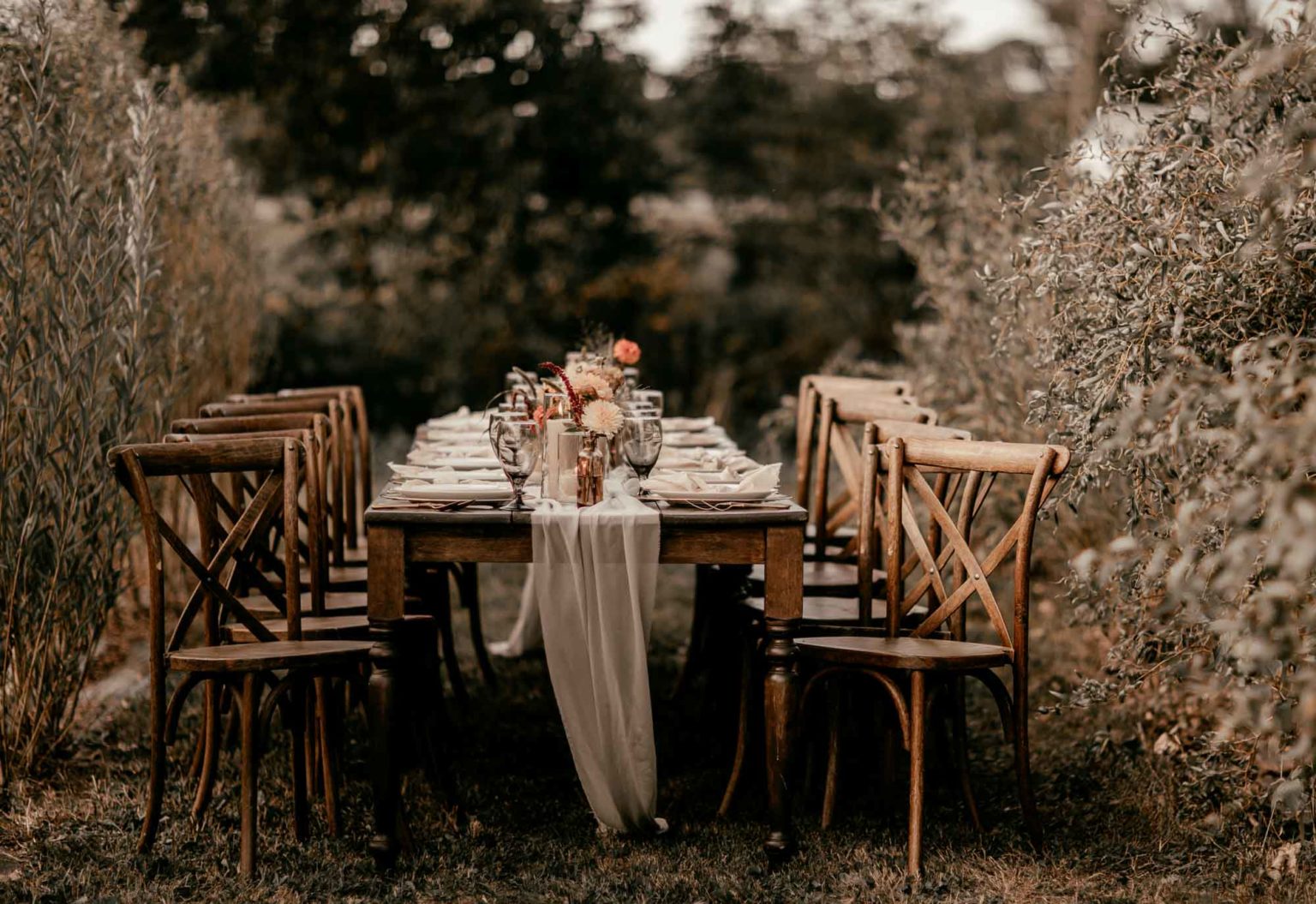 This dreamy styled elopement on an organic flower farm was designed to ...