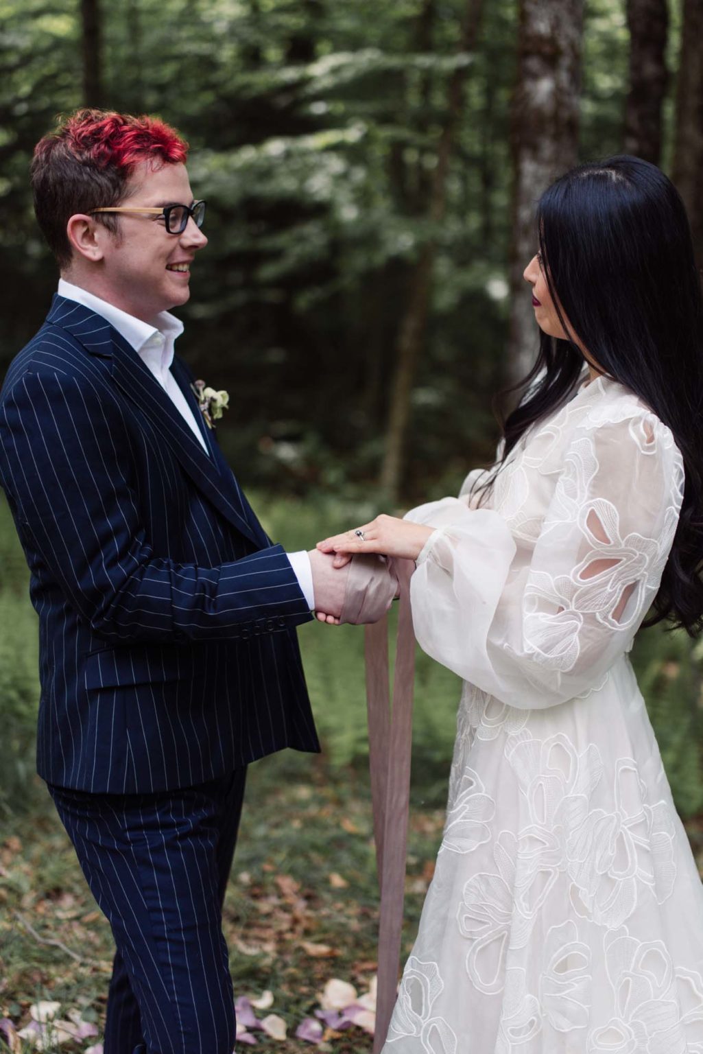 Cottagecore wedding ideas with poetry, tarot cards, and pagan altar