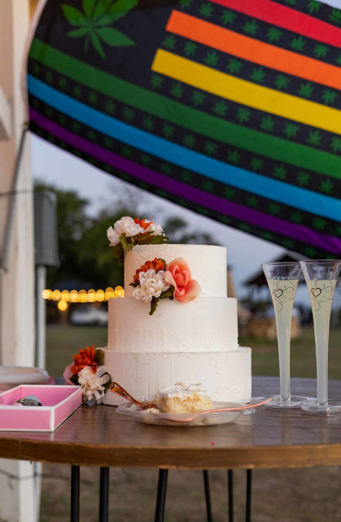 A weed wedding with earthy, elegant details