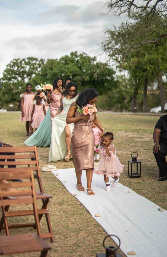 A weed wedding with earthy, elegant details