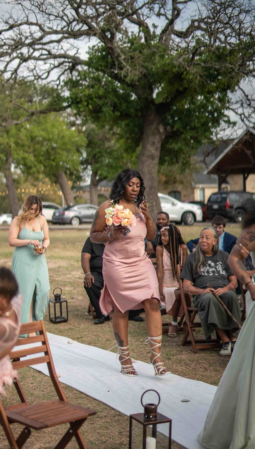 A weed wedding with earthy, elegant details