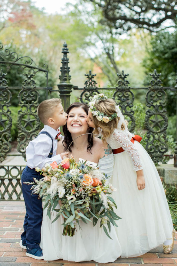 Stefany and Britt's queer, nonbinary wedding at the Lace House in ...