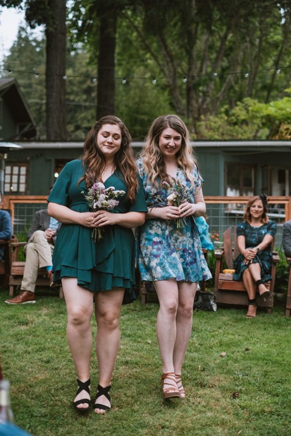 Emily, Willie and Sarah's DIY throuple wedding at the Inn on the ...