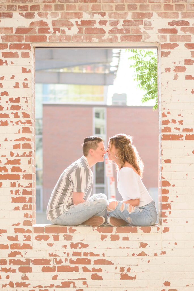 A private proposal with an opal and rose gold engagement ring