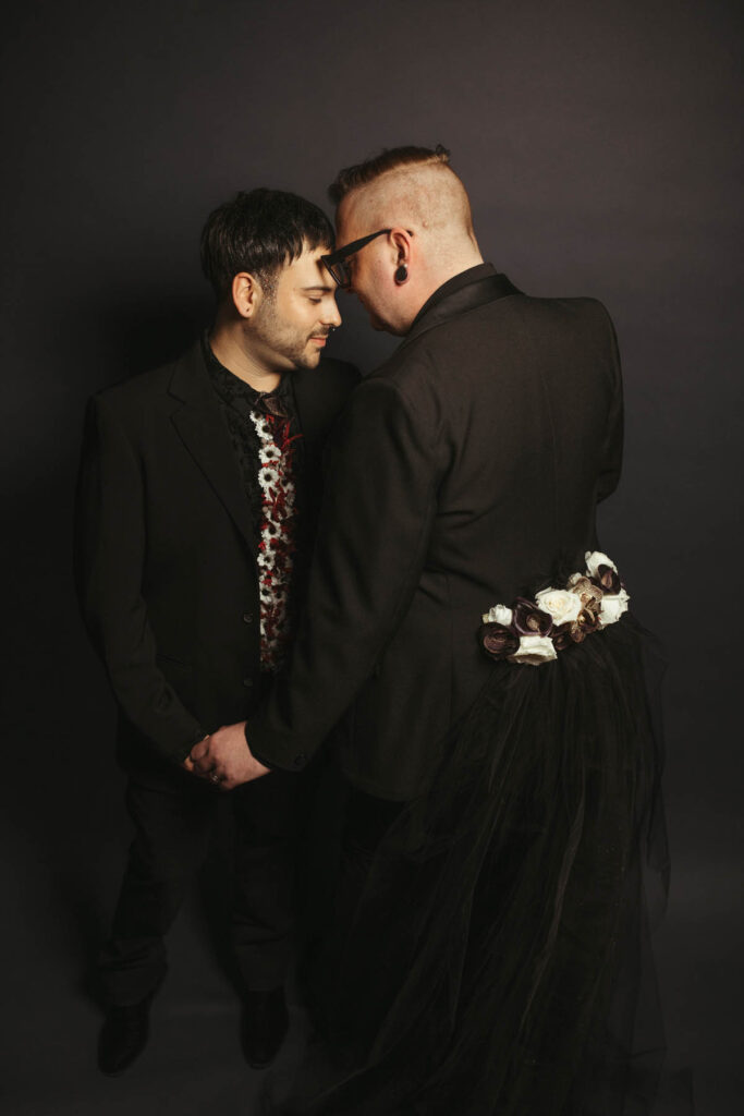 This couple celebrated their five-year wedding anniversary with a moody ...