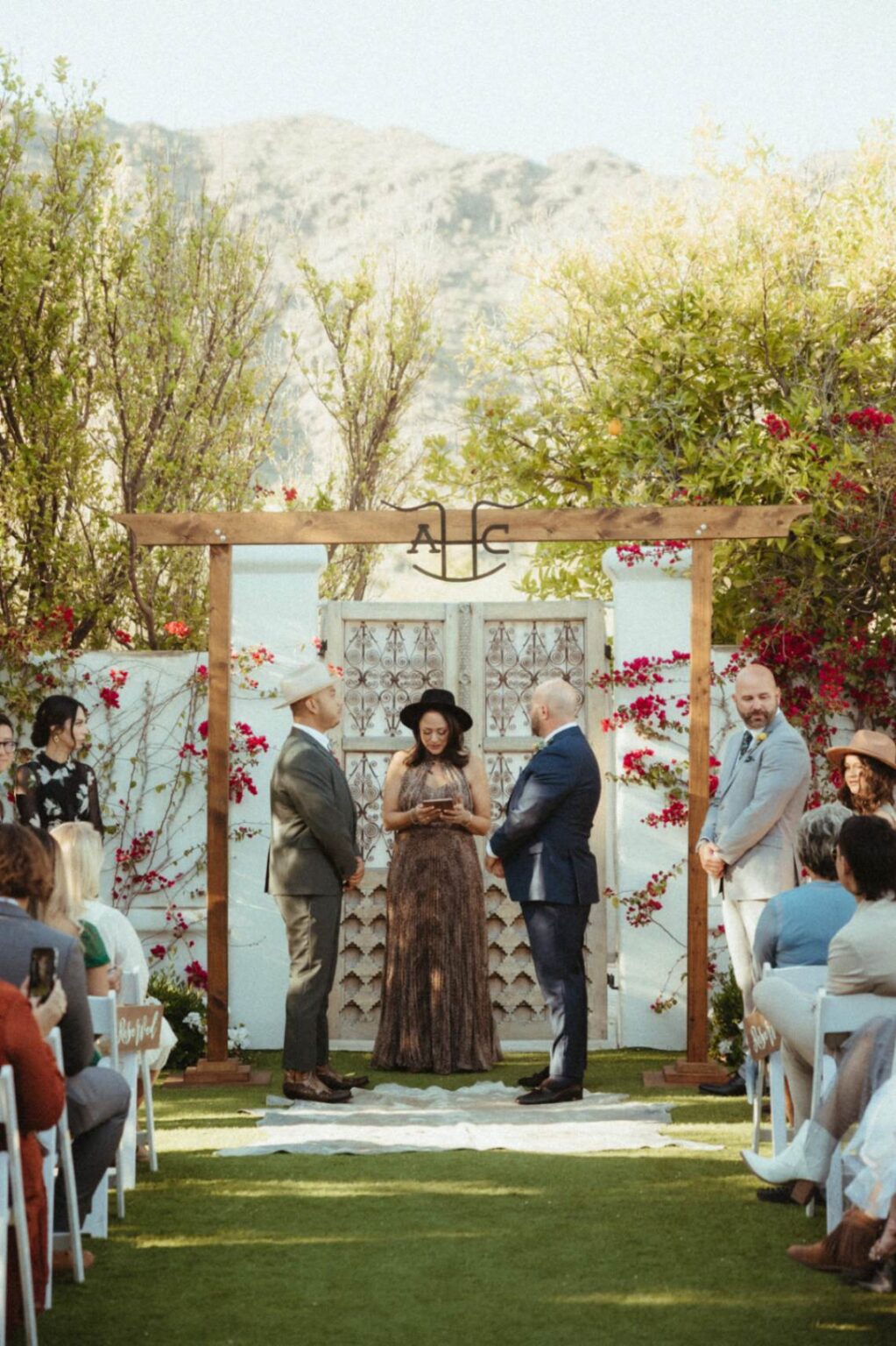 This Arizona ranch wedding featured southwestern vibes, a custom ...