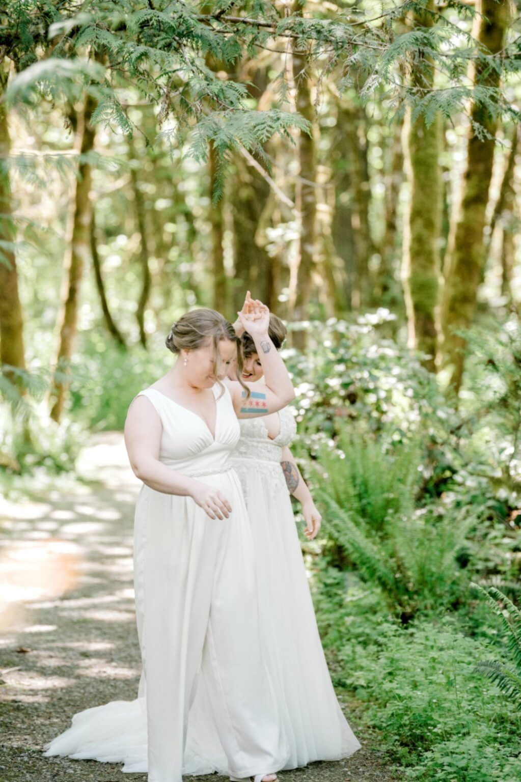 These Brides Celebrated Their Love with A Magical Forest Wedding at ...