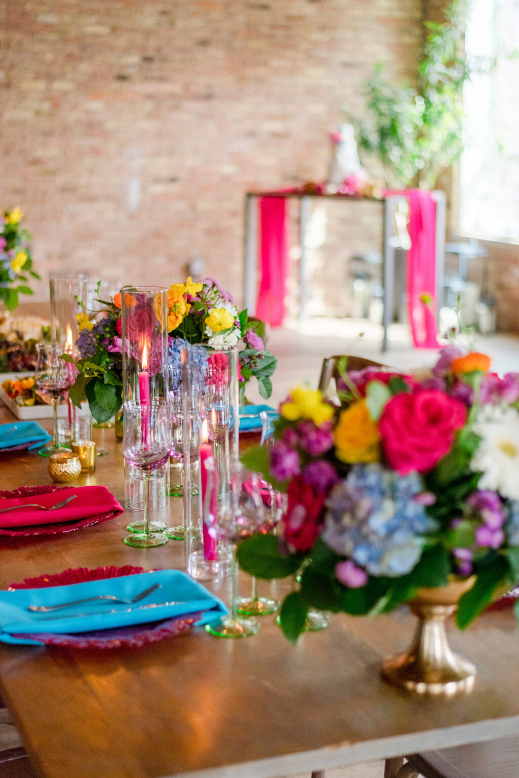Hot pink wedding ideas that pop for a whimsical spring wedding