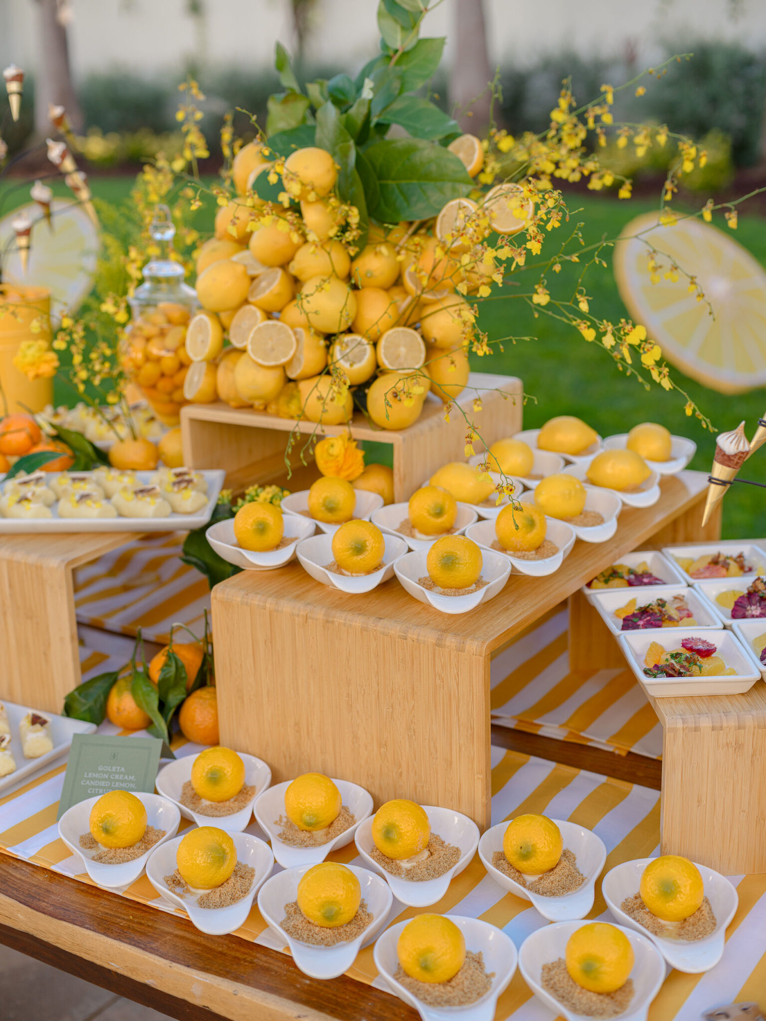 Lemon welcome party inspiration